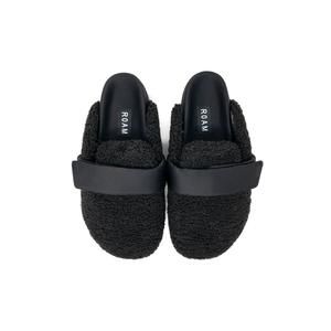ROAM | Shoes | New Roam Fuzzy Loafer Mule In Black | Poshmark